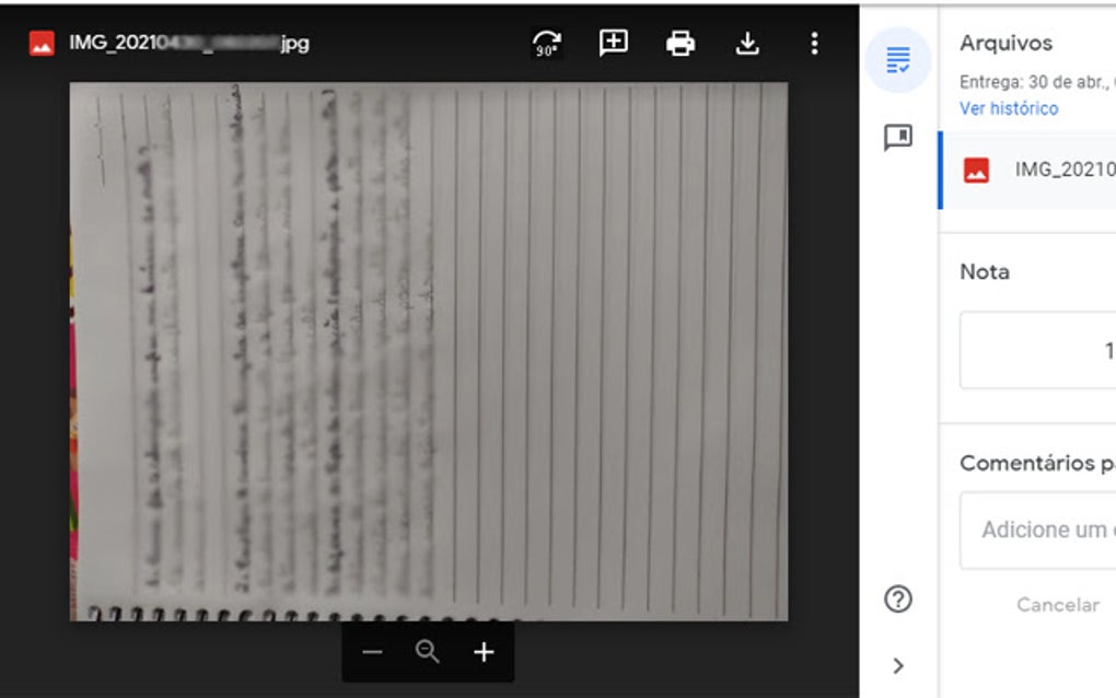 Rotate the preview in Classroom Google Chrome için - Eklenti İndir