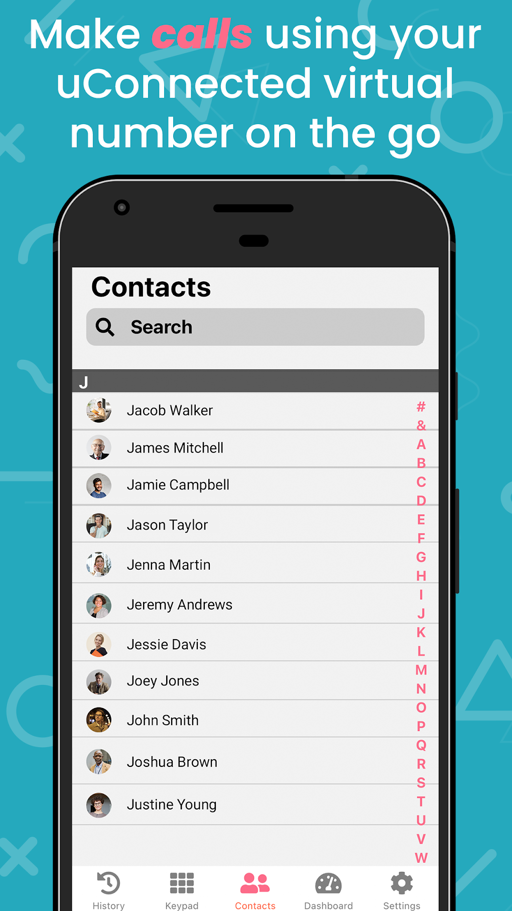 uConnected - Landlines mobile for Android - Download