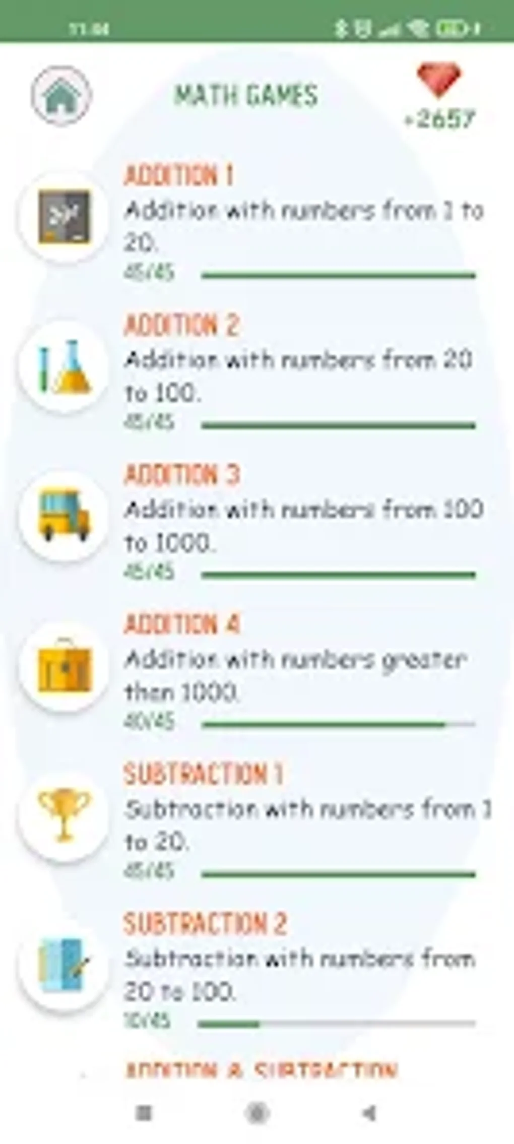 FunMath: Math Games for All per Android - Download