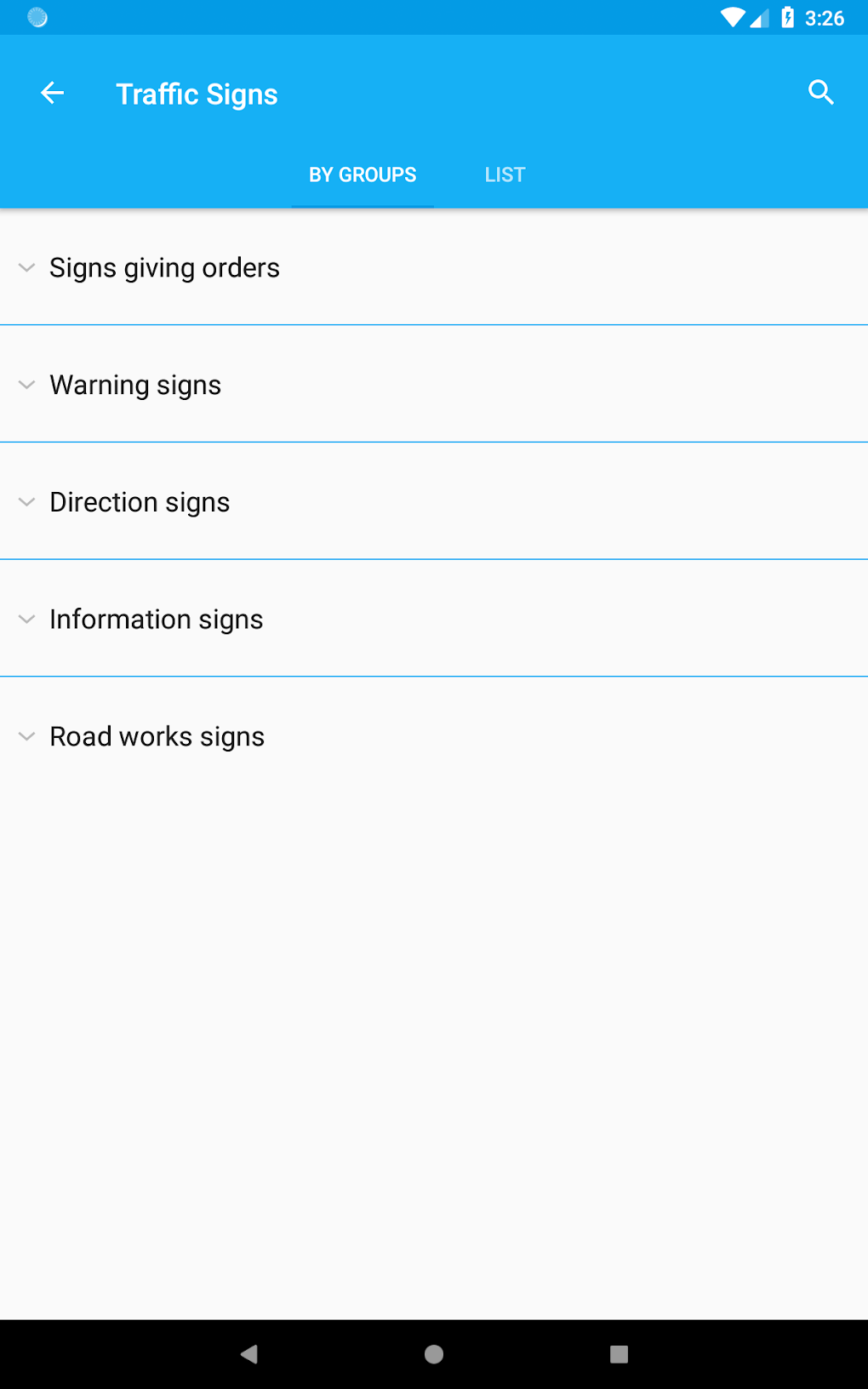 Android için UK Traffic Road Signs Test a - İndir