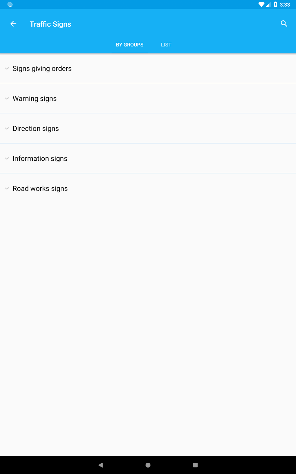 Android 용 UK Traffic Road Signs Test a - 다운로드