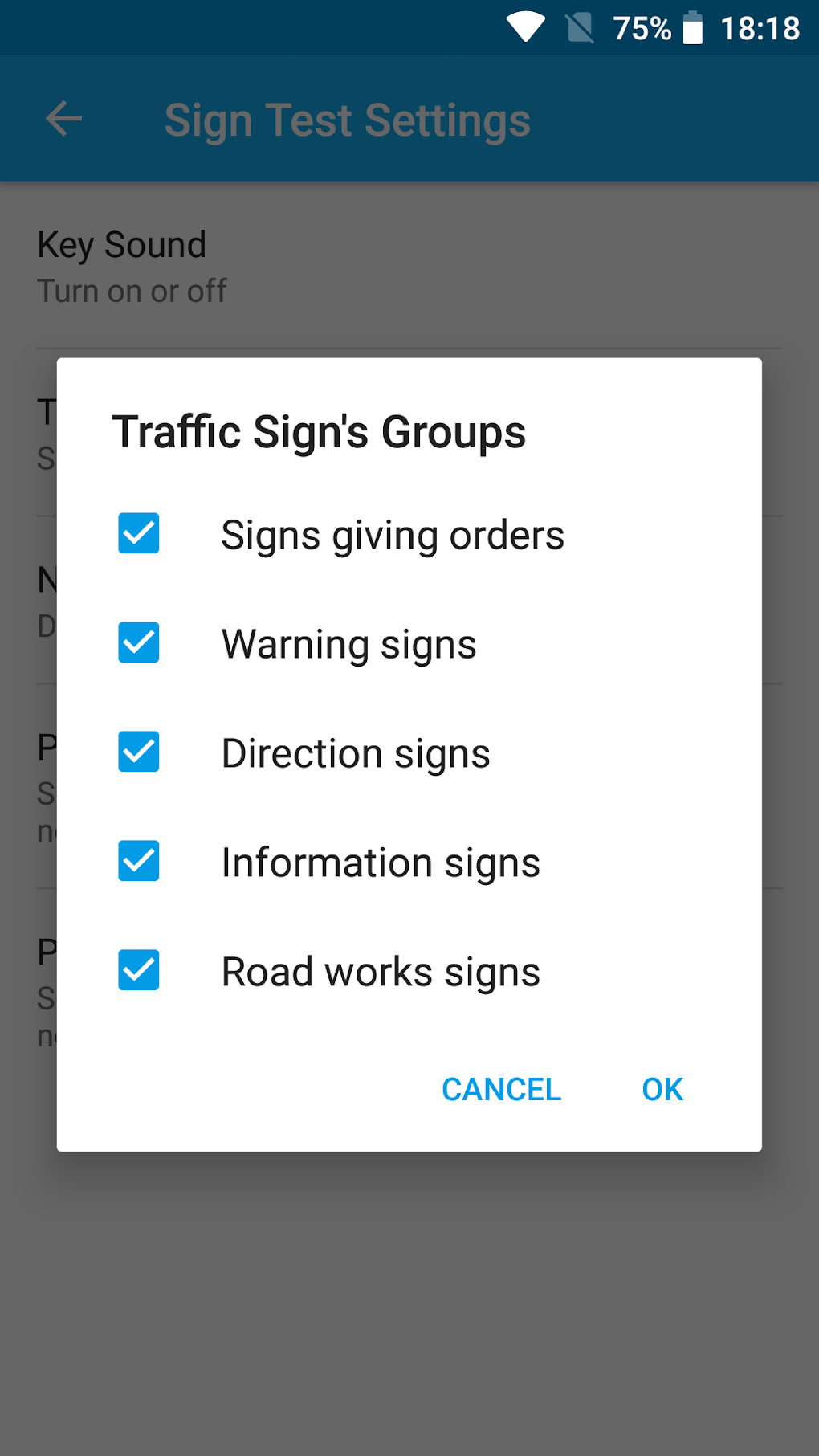 Android 용 UK Traffic Road Signs Test a - 다운로드