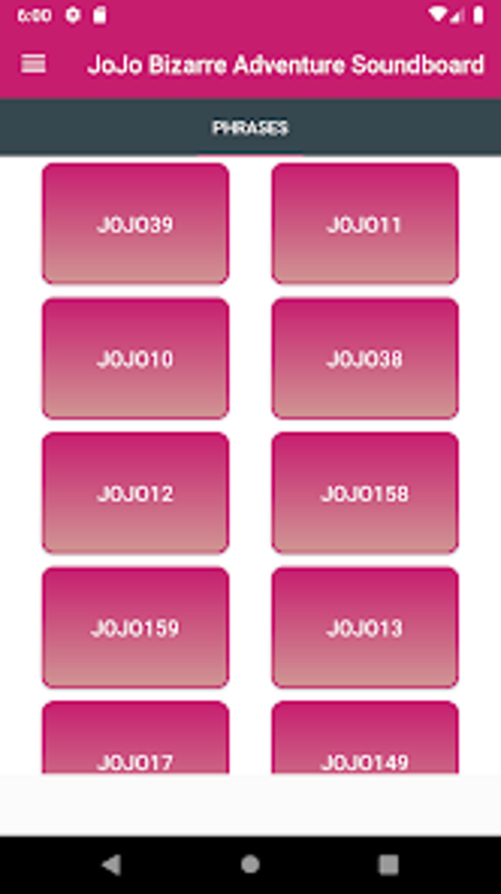 JoJo Soundboard für Android - Download