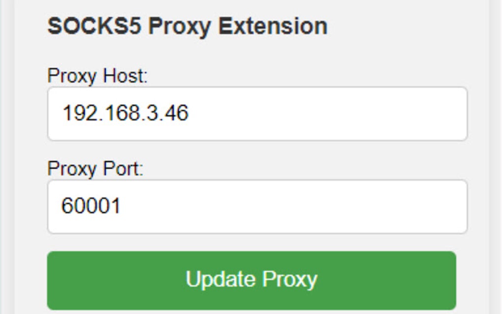 SOCKS5 Proxy para Google Chrome - Extensión Descargar