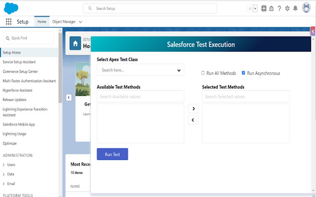 Salesforce Test Executions Google Chrome 용 - 확장 프로그램 다운로드