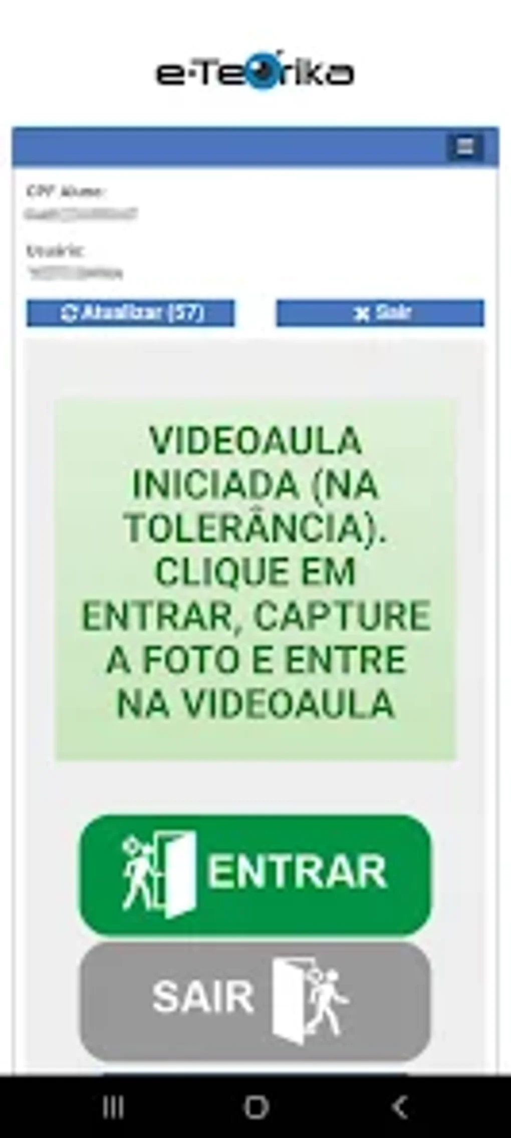 eTeorika Aula Virtual para Android - Download