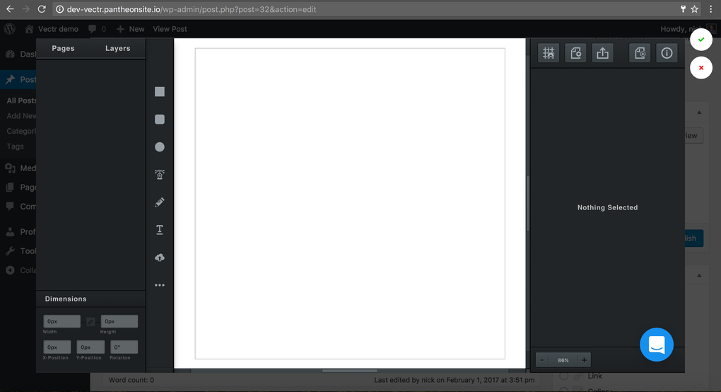WordPress 용 Vectr 8211 Embedded Graphics Editor - 다운로드