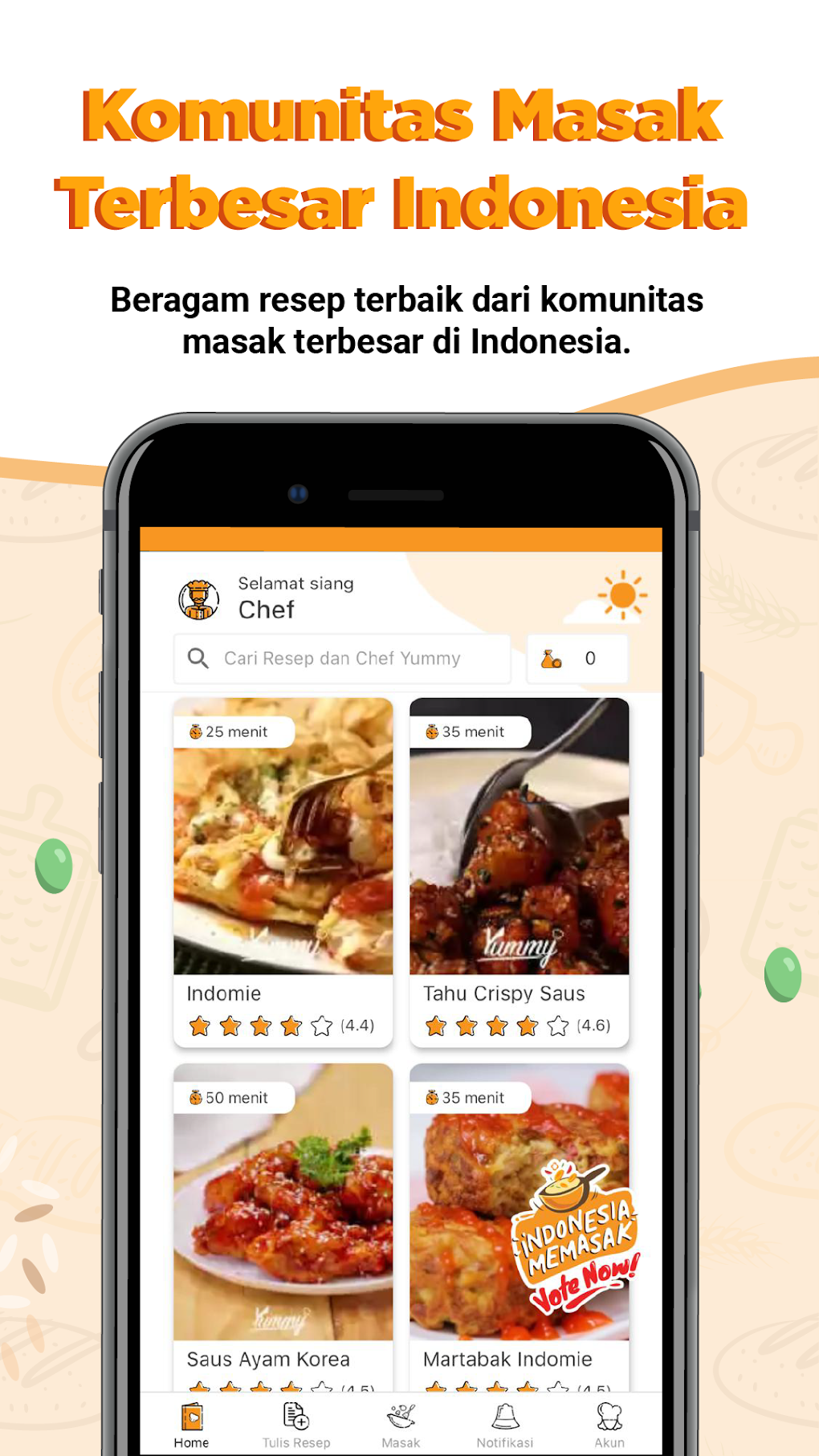Yummy - Aplikasi Resep Masakan APK for Android - Download