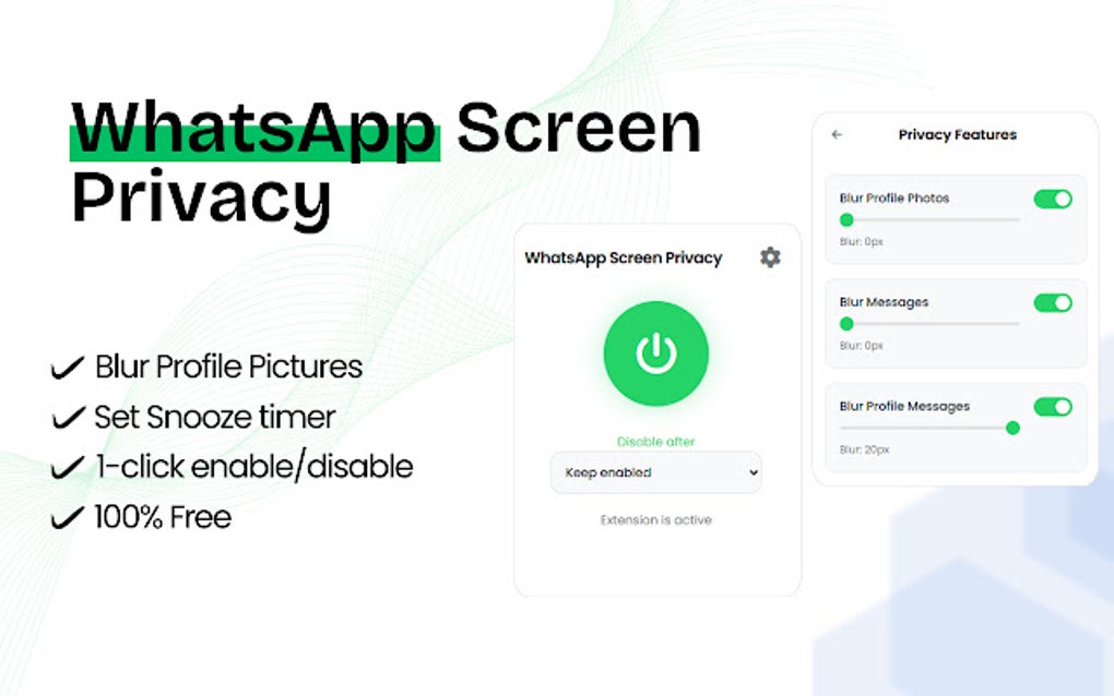 WhatsApp Screen Privacy - Blur Messages & Photos para Google Chrome ...