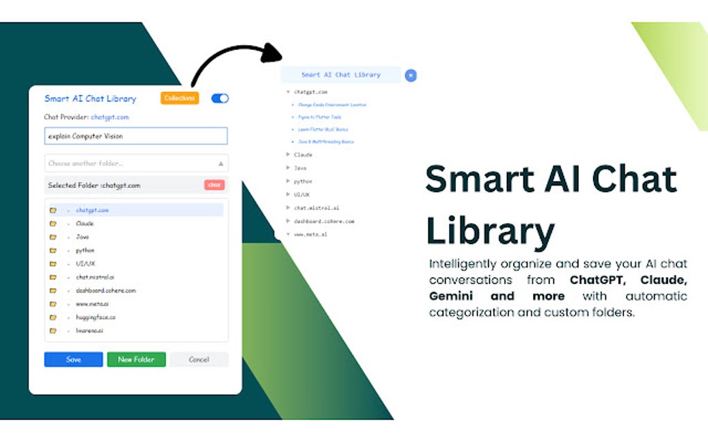 Smart AI Chat Library para Google Chrome - Extensión Descargar