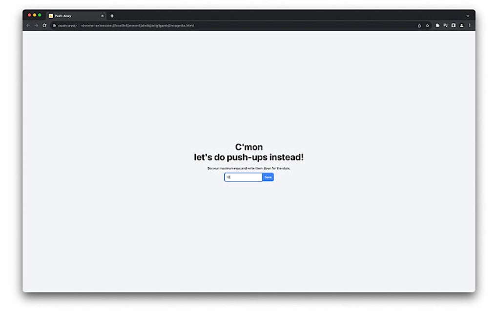 push-away for Google Chrome - Extension Download