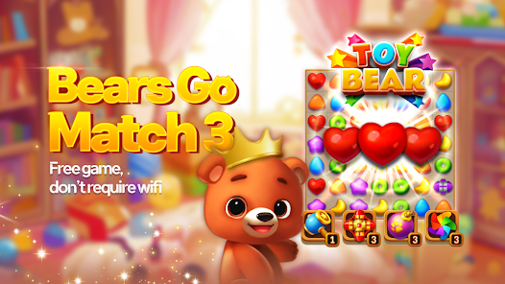 Toy Bear Sweet POP: Match 3 para Android - Download