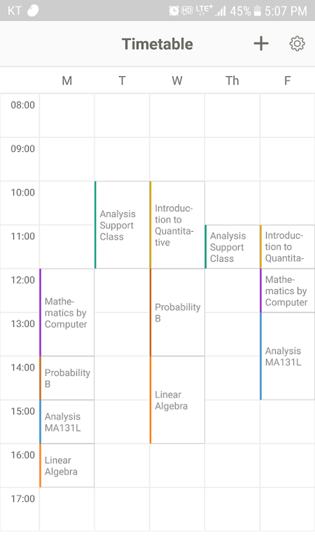 Android 용 Timetable: a lovely scheduler APK - 다운로드