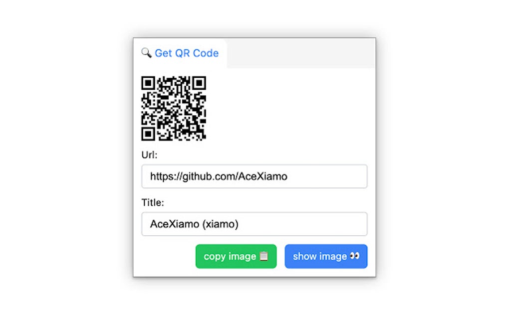 Get QR Code for Google Chrome - Extension Download