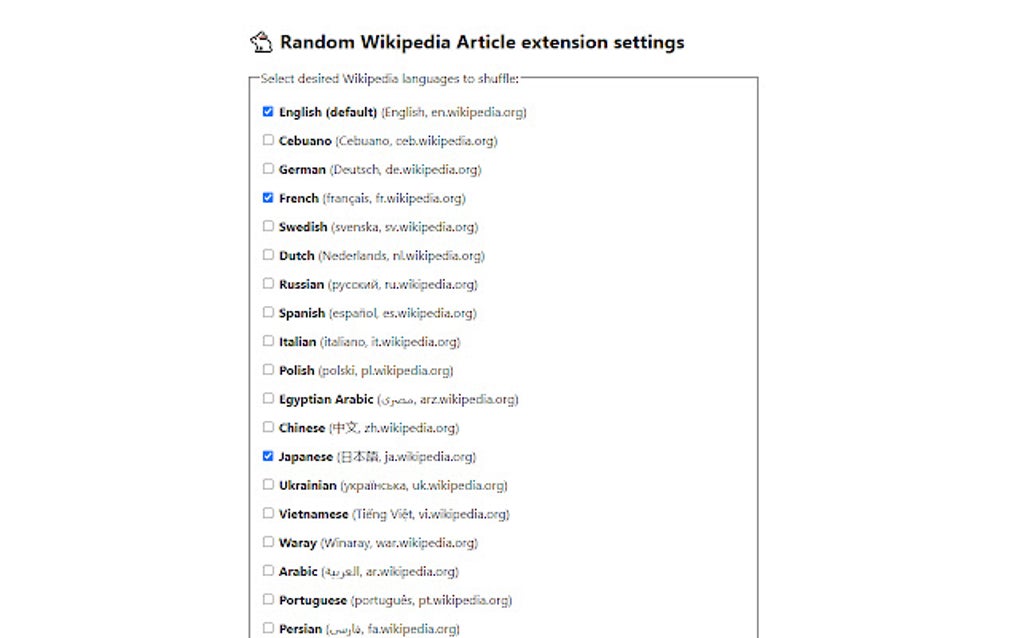 Random Wikipedia Articles (Polyglot) pour Google Chrome - Extension ...