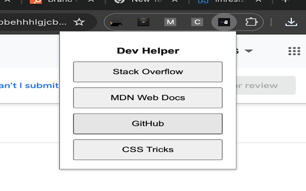 Dev Helper for Google Chrome - Extension Download