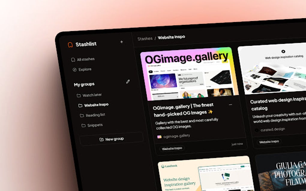 Stashlist for Google Chrome - Extension Download
