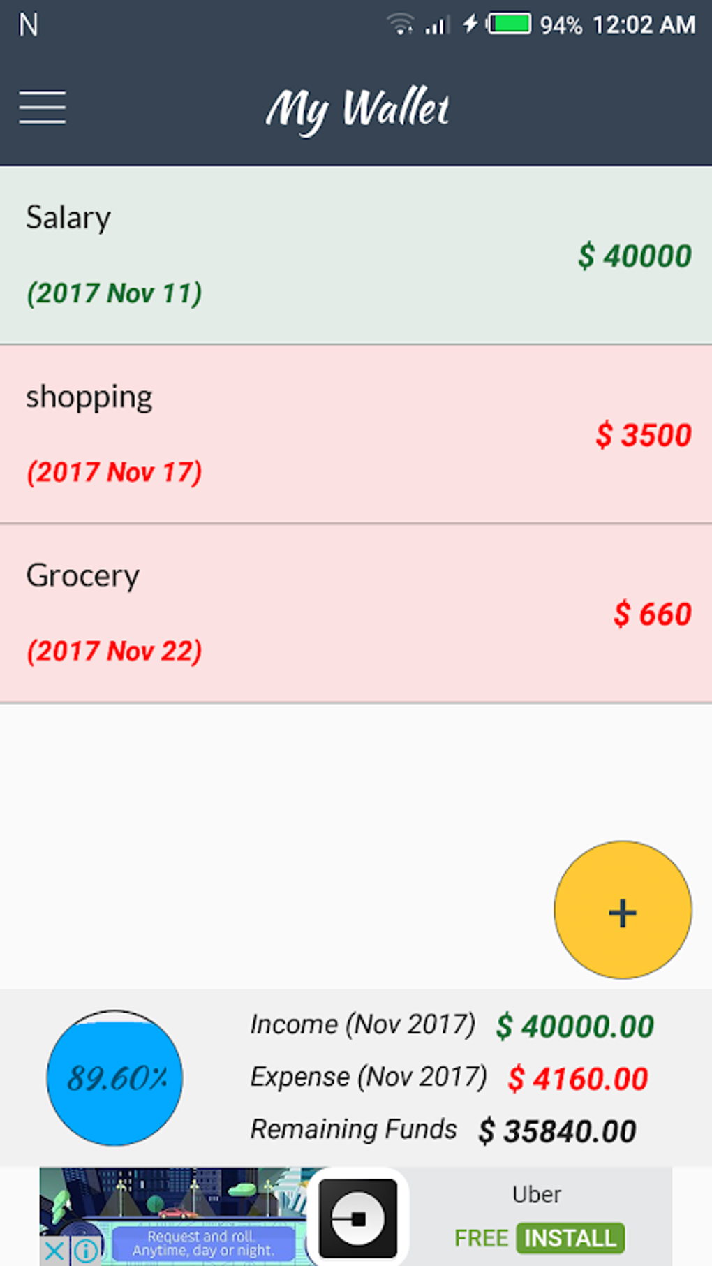 My Wallet APK pour Android - Télécharger