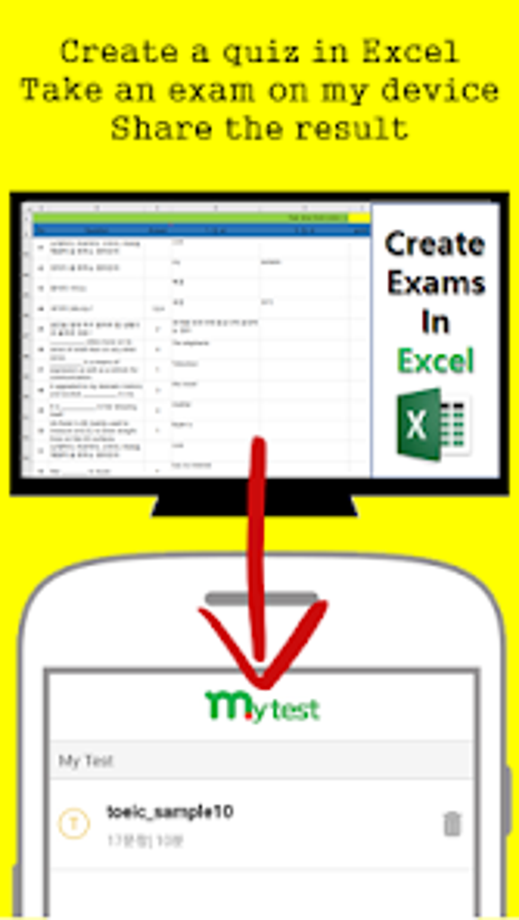 My Test - Test with Excel for Android - Download