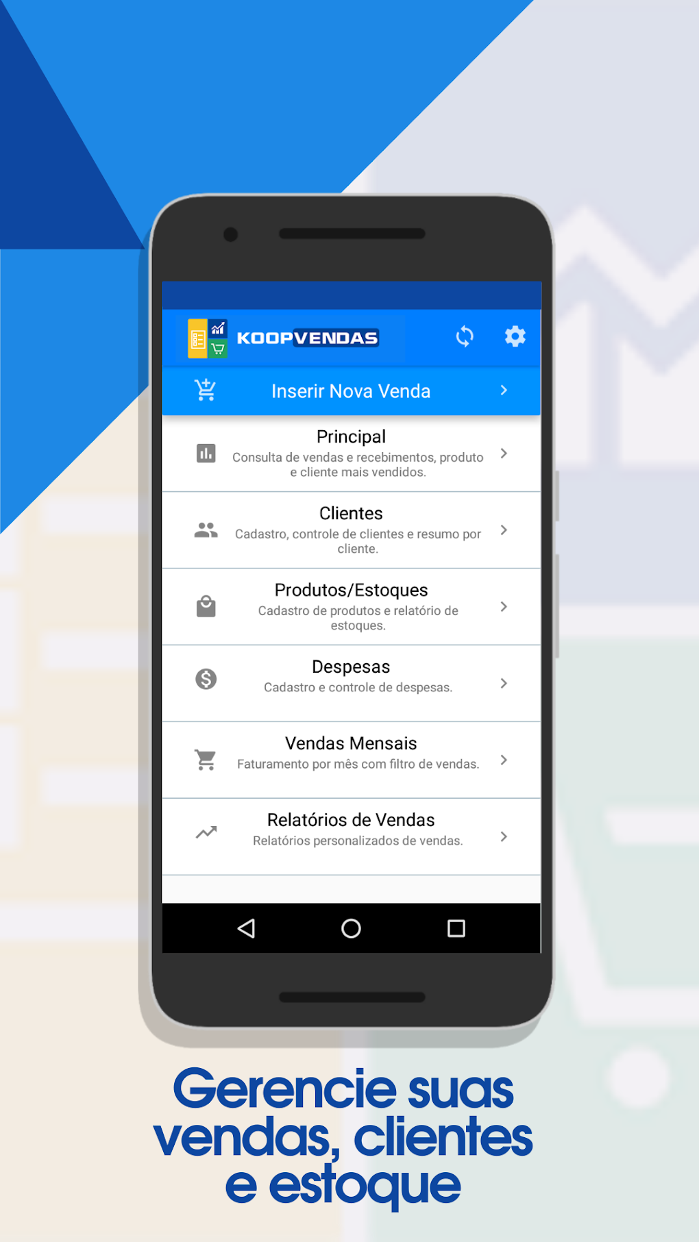 Vendas Estoque Clientes สำหรับ Android - ดาวน์โหลด