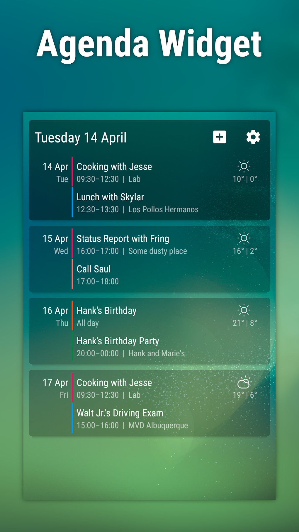 Event Flow Calendar Widget For Android Download