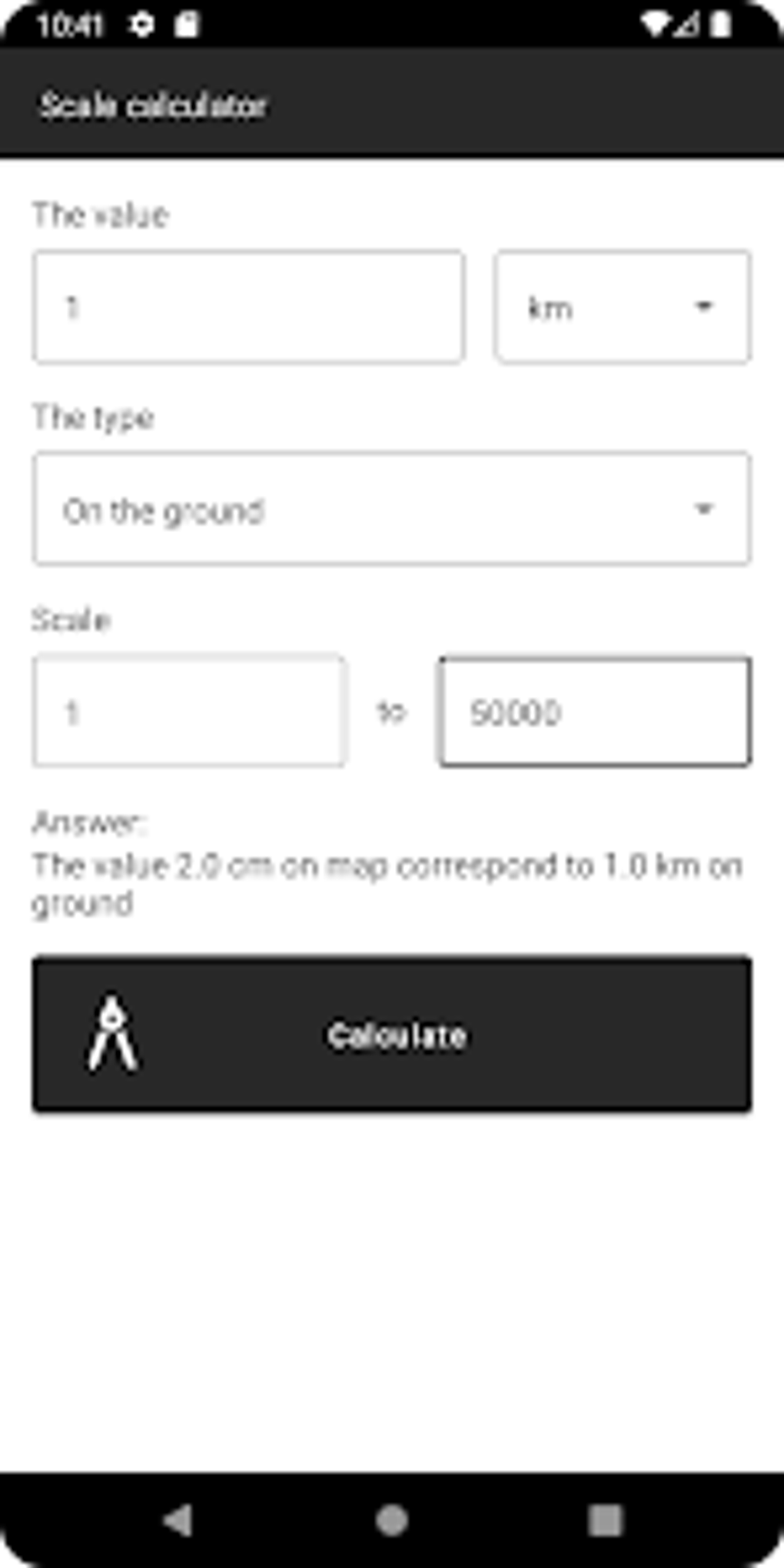 Scale calculator para Android - Descargar