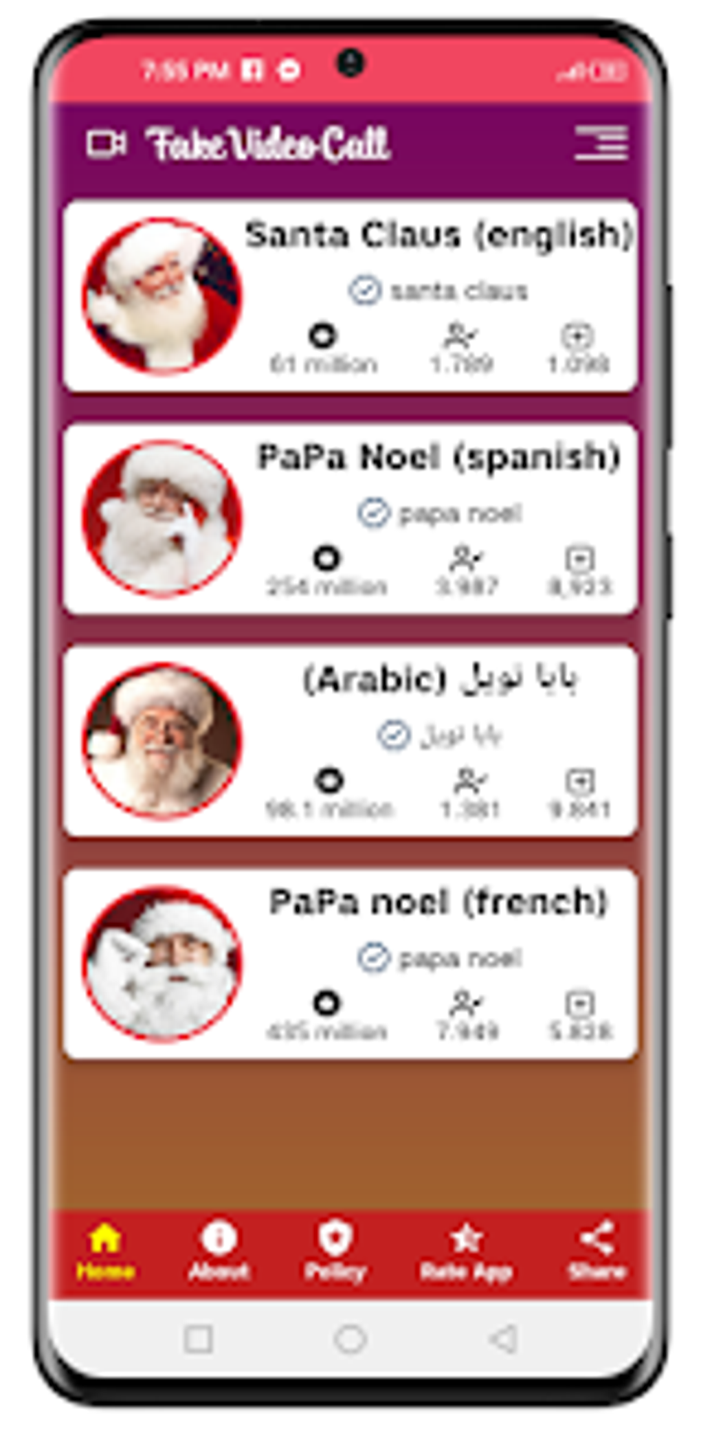 santa claus video call for Android - Download