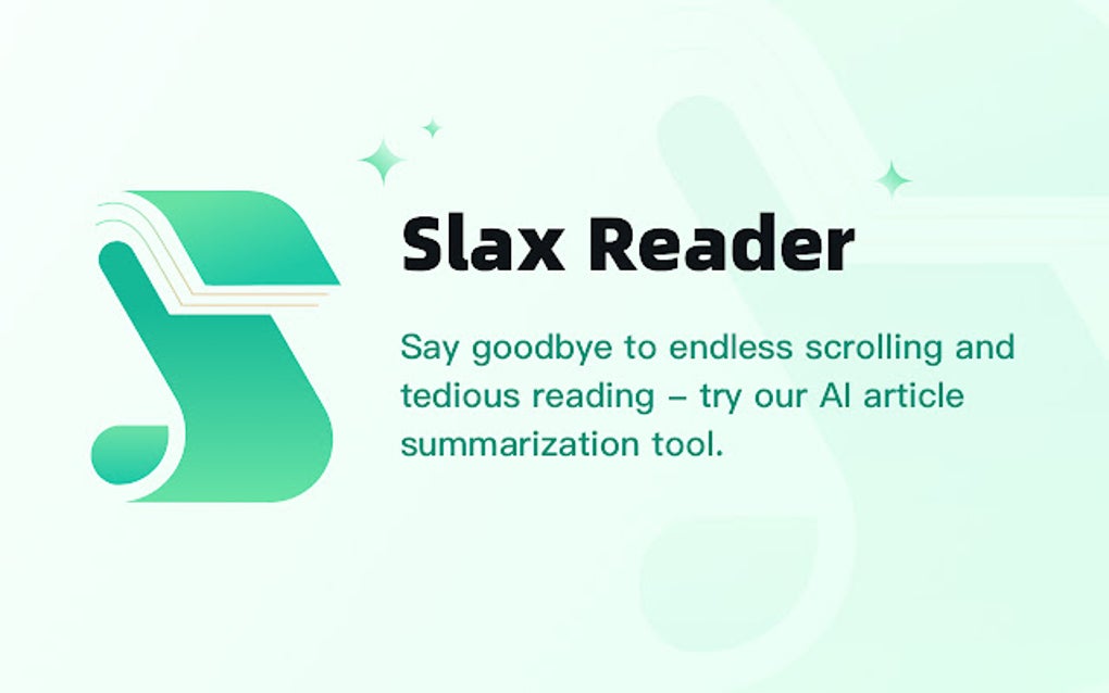 Slax Reader Google Chrome 용 - 확장 프로그램 다운로드