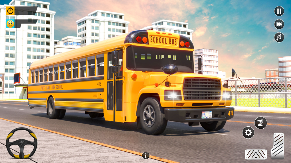 iPhone 용 City School Patrol Bus - 다운로드