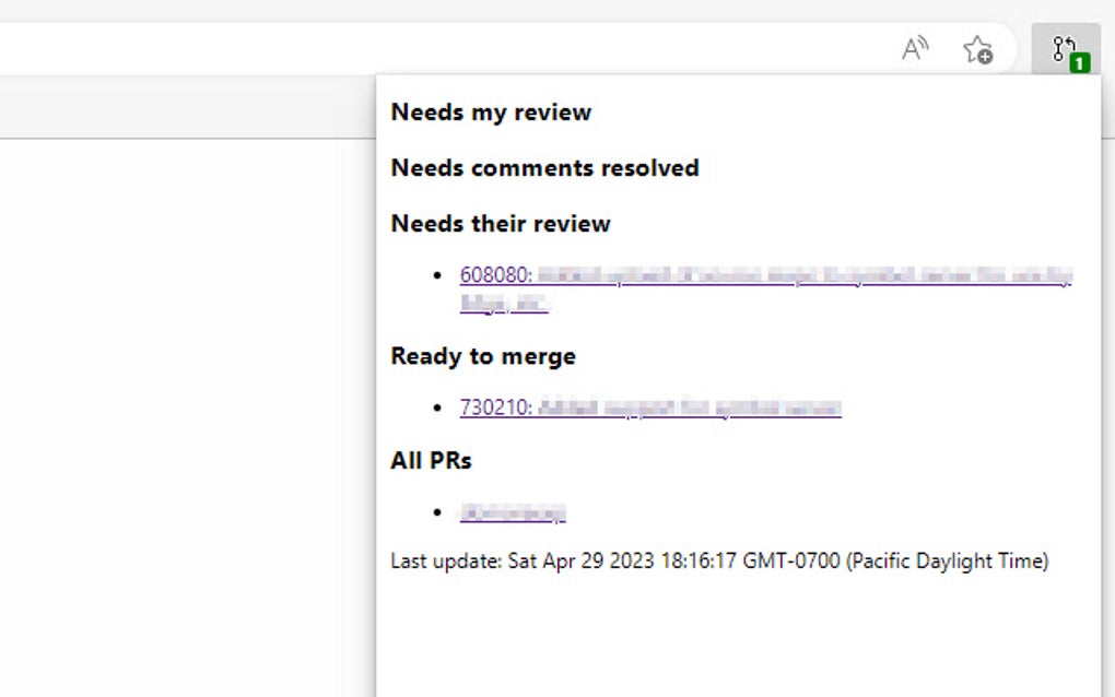 Azure DevOps PR Assistant Google Chrome 용 - 확장 프로그램 다운로드