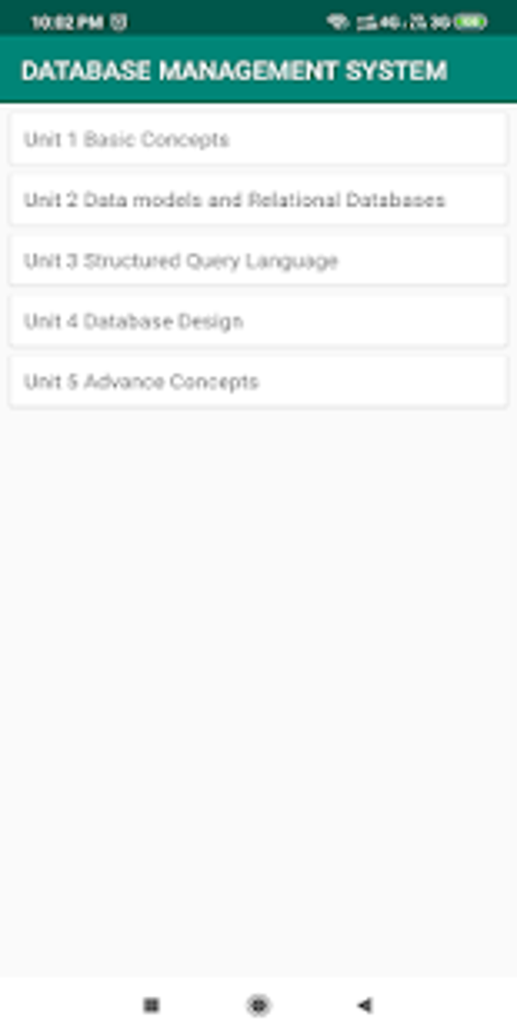 DATABASE MANAGEMENT SYSTEM APK F r Android Download