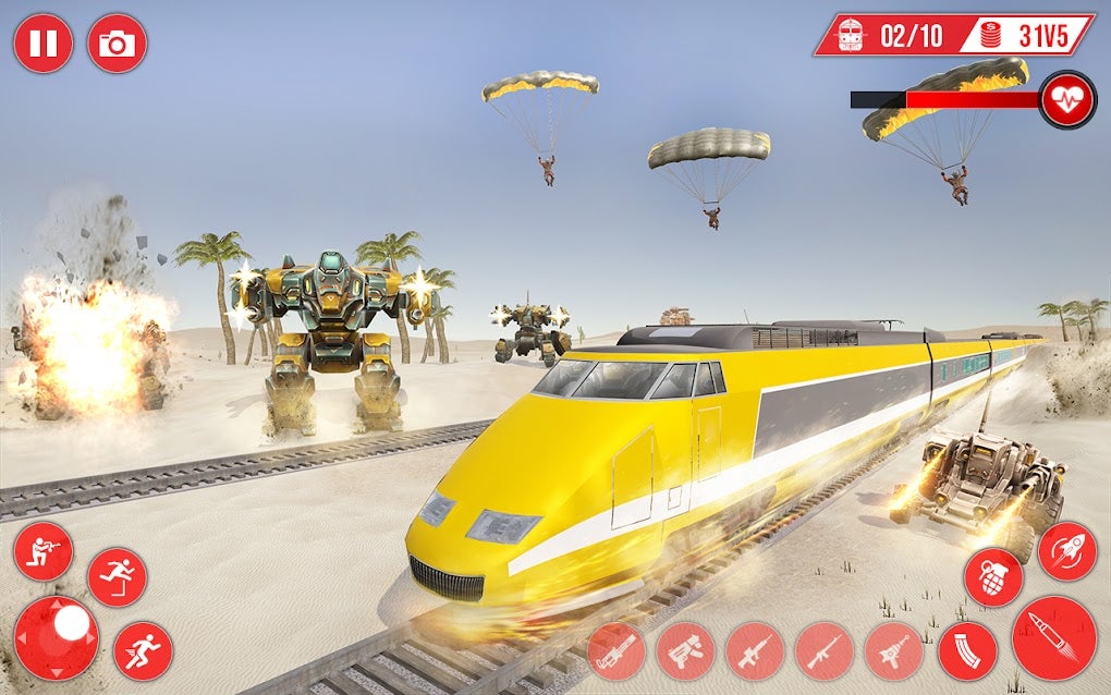 Train Robot Car Transformation para Android - Descargar
