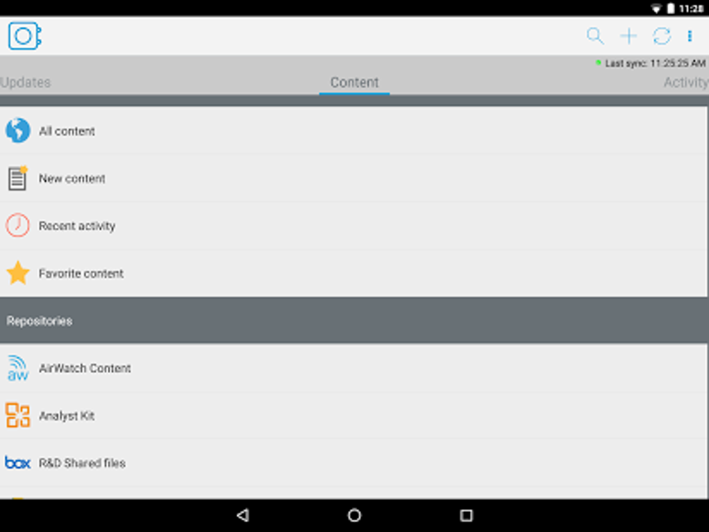 Content - Workspace ONE APK for Android - Download