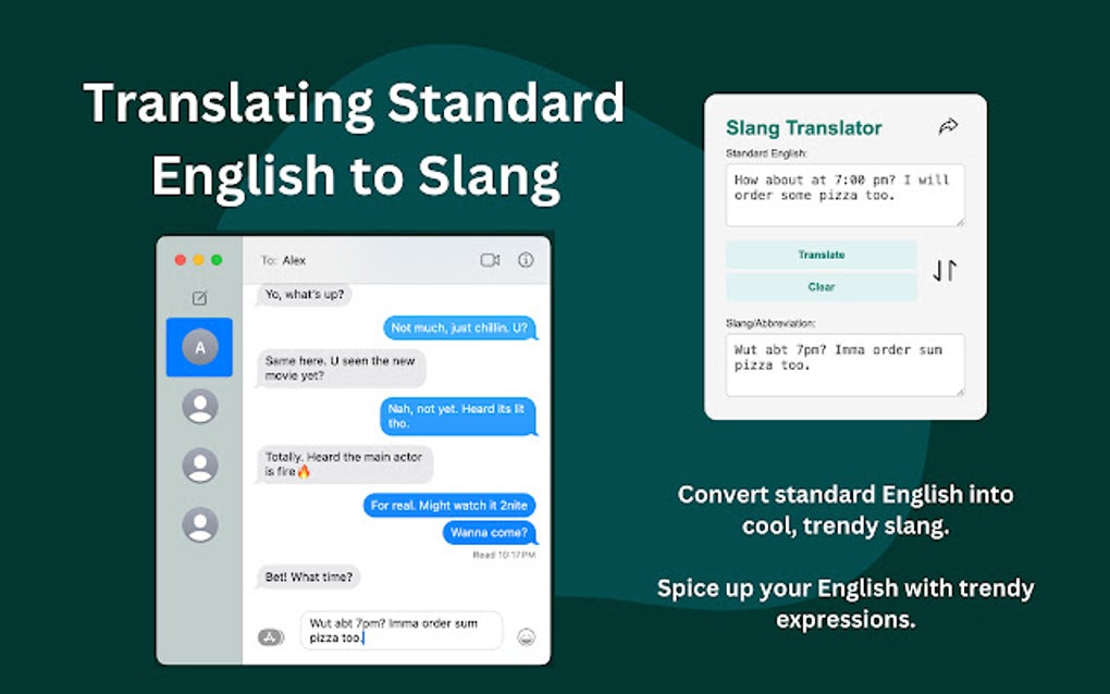 Slang Translator Google Chrome 용 - 확장 프로그램 다운로드
