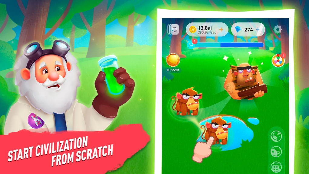 Human Evolution - Idle Clicker for iPhone - Download