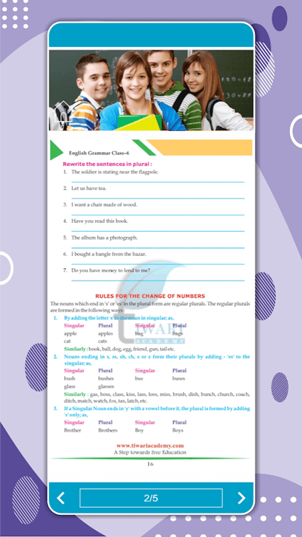 Android I in NCERT Solution For Class 6 English Grammar Offline APK ndir