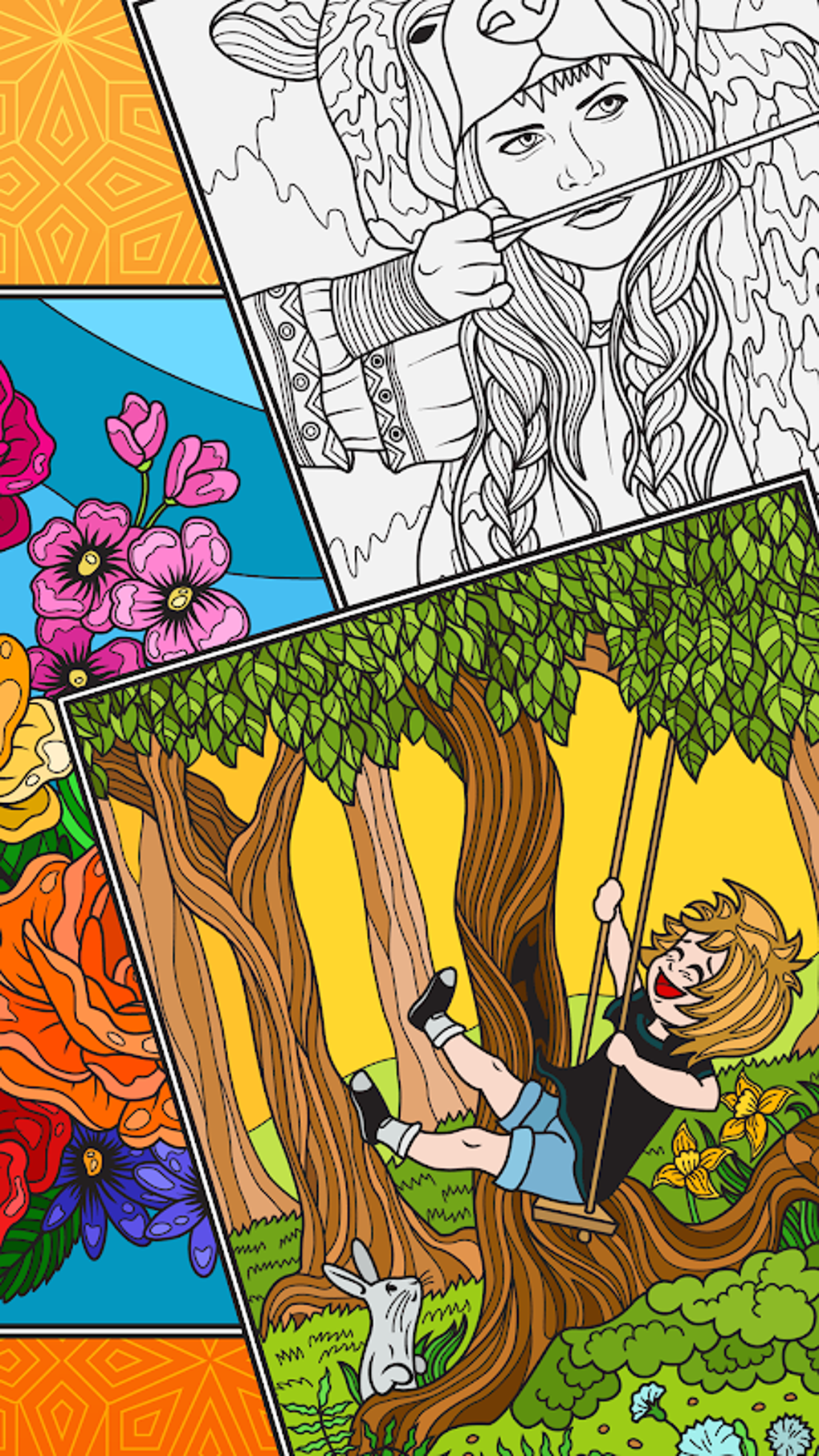 ColorSky: free antistress coloring book for adults APK para Android ...