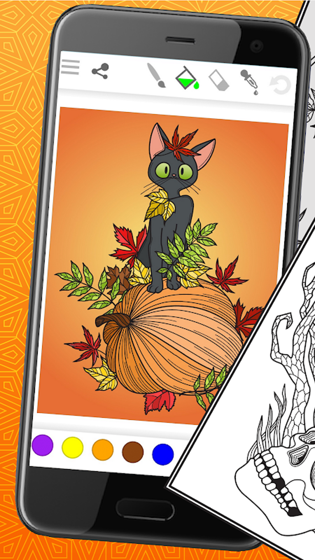 ColorSky: free antistress coloring book for adults APK for Android ...