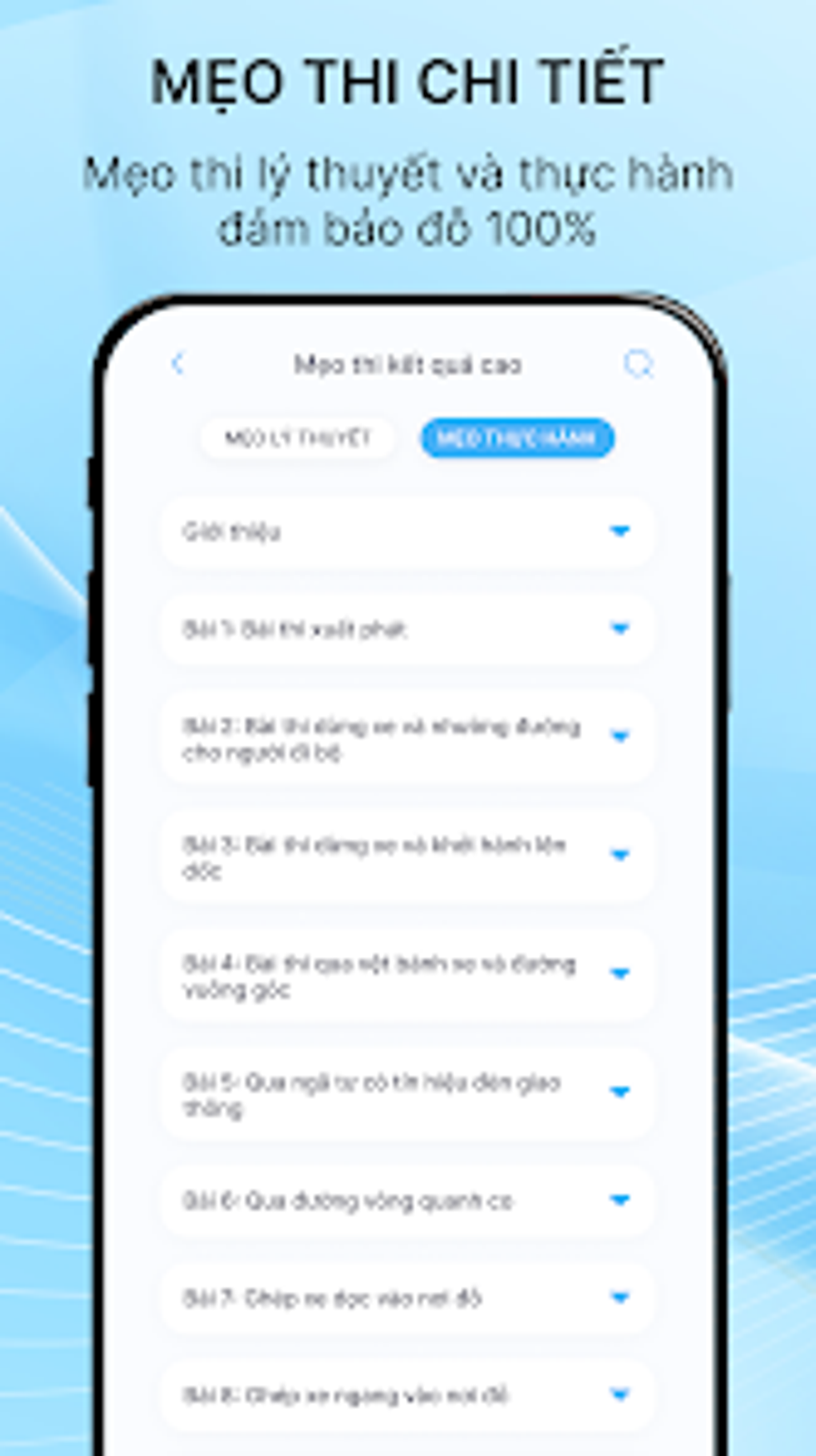 Ôn Thi GPLX 600 Câu pour Android - Télécharger