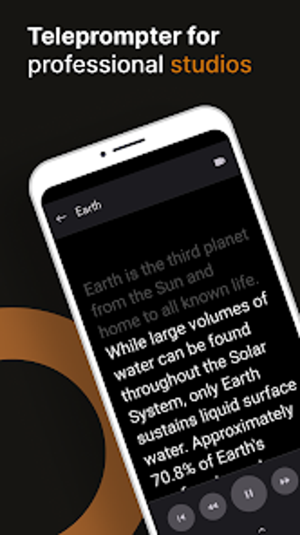 Teleprompter para Android - Descargar