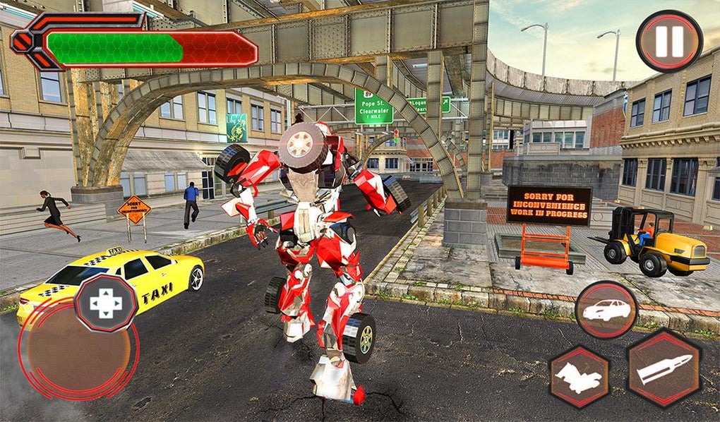 Super X Robot VS Angry Bull Attack Simulator APK para Android - Descargar