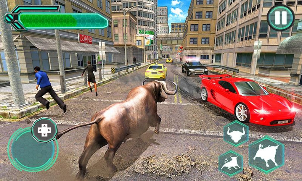 Super X Robot VS Angry Bull Attack Simulator APK for Android - Download