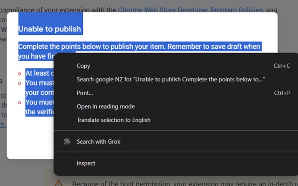 Grok Search via X para Google Chrome - Extensión Descargar