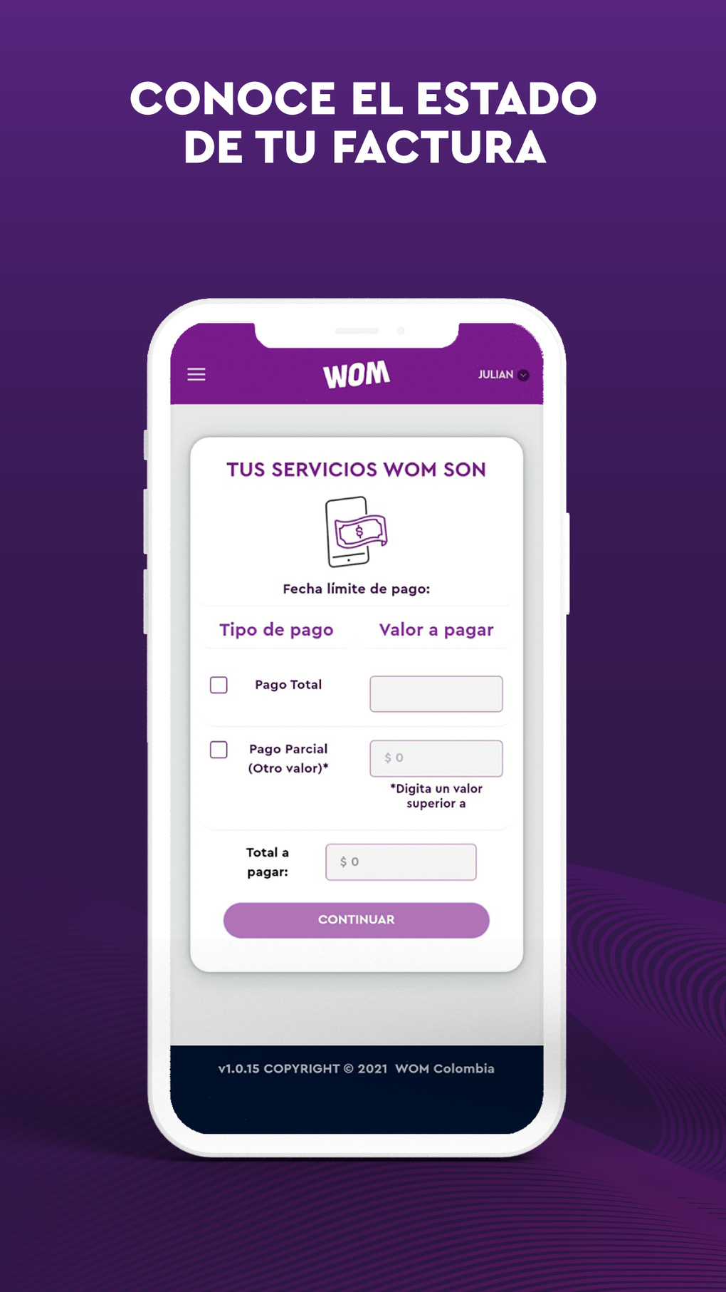 WOM Colombia para iPhone - Descargar