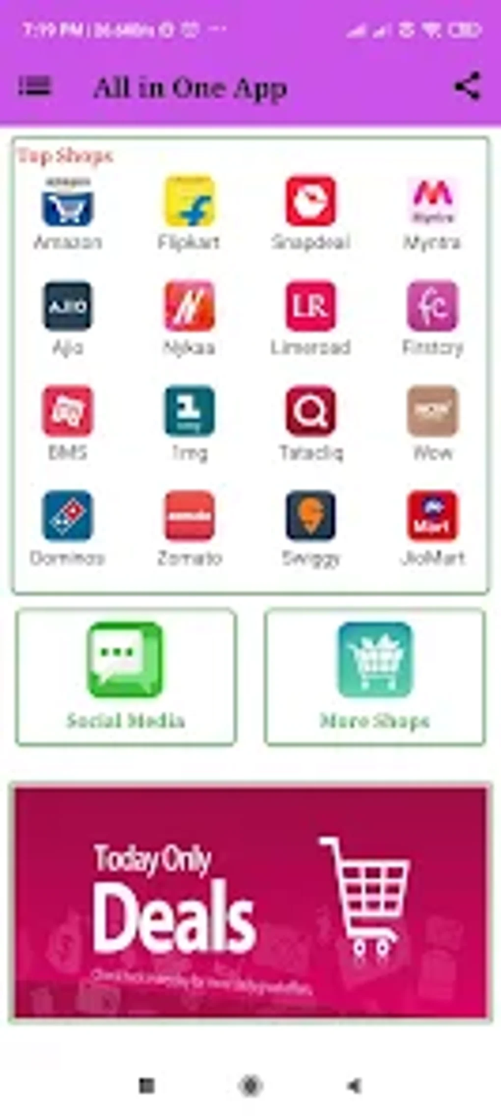 All in One Online Shopping App สำหรับ Android - ดาวน์โหลด