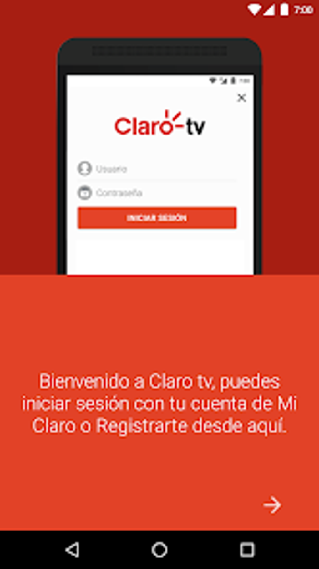 Claro tv República Dominicana per Android - Download