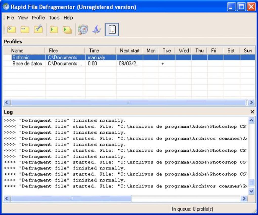 Rapid-File Defragmenter - Descargar