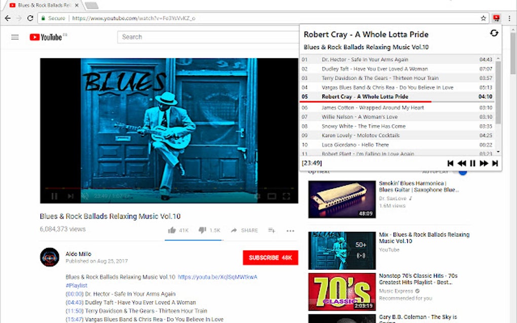 YouTube™ Tracklist Control for Google Chrome - Extension Download