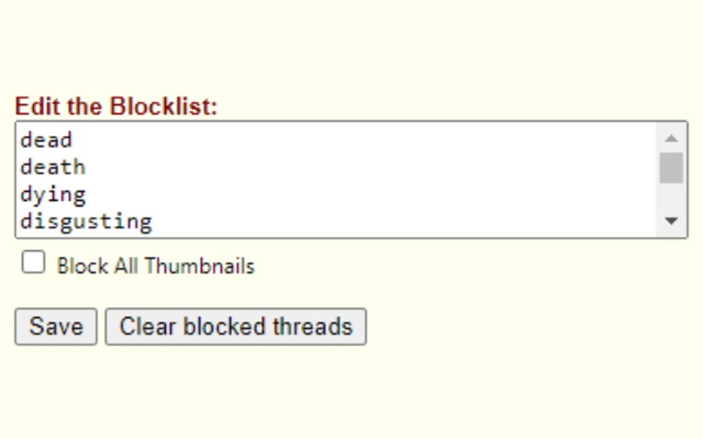 BlockChan [4chan / 4channel] for Google Chrome - Extension Download