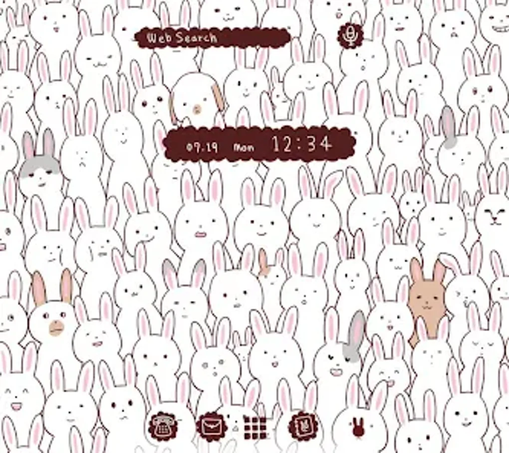Many Rabbits Theme HOME for Android - Download